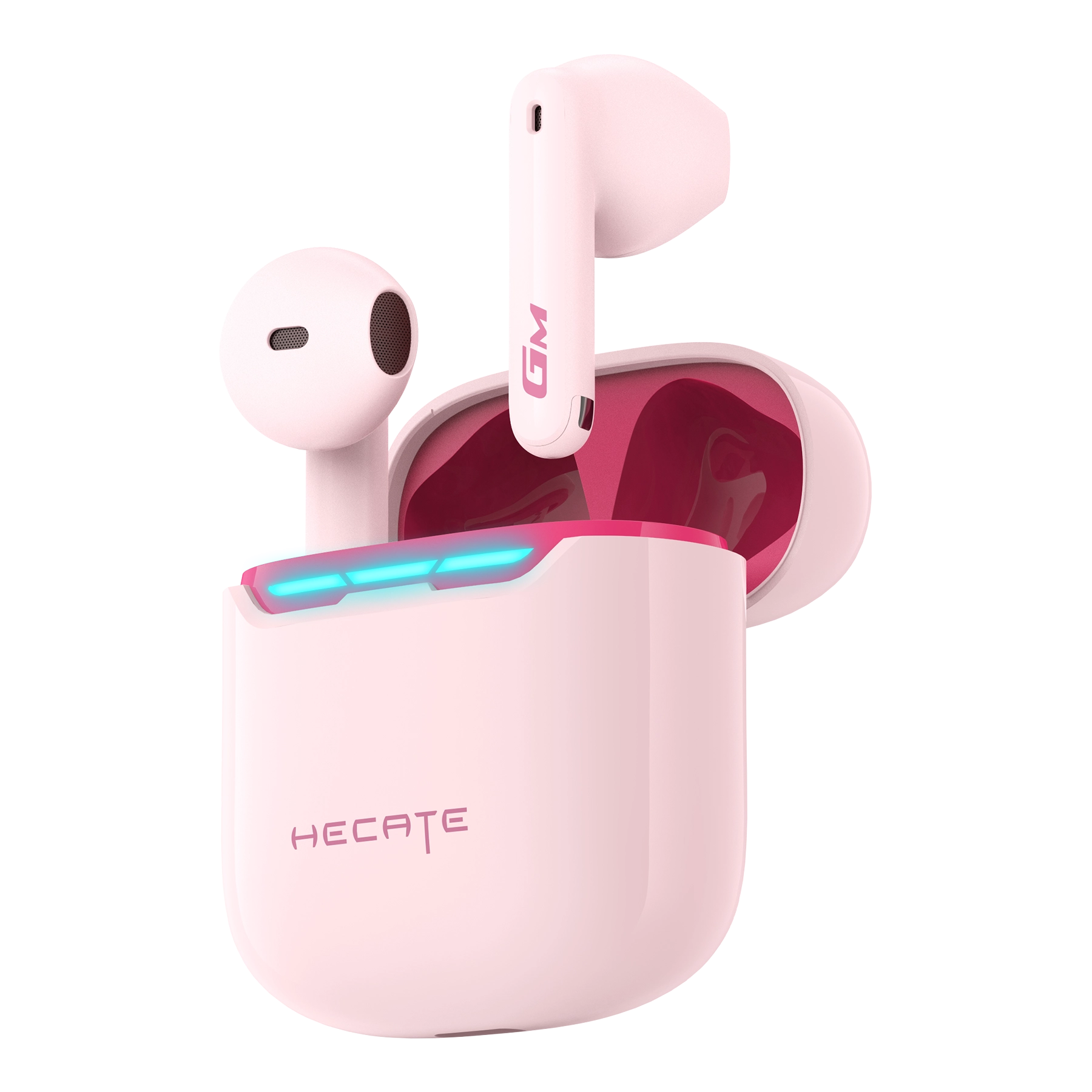 GM3Plus Pink Gaming Earbuds | Wireless Long Battery Life Earphone