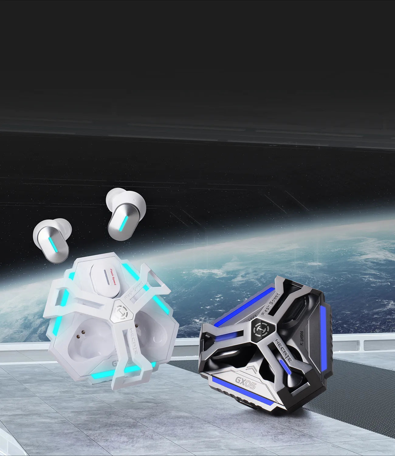 GX05 HECATE Wireless Earbuds | 15ms Ultra Low Latency