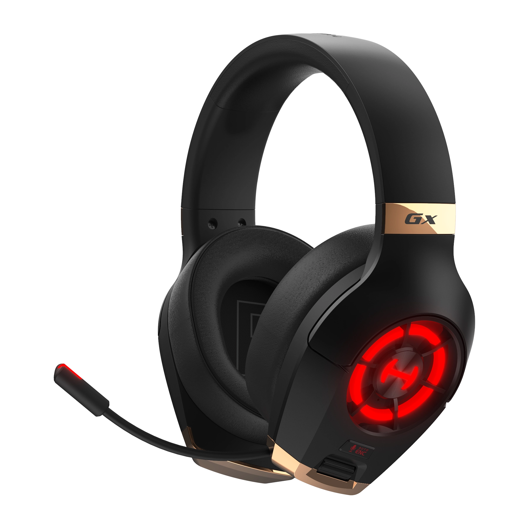 Gx Black HECATE Gaming Headset | Future-Style Dual MIC ENC