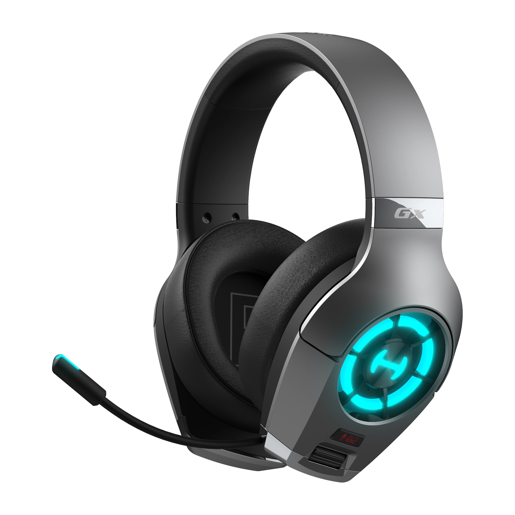 Gx Grey HECATE Gaming Headset | Future-Style Game/Music Mode