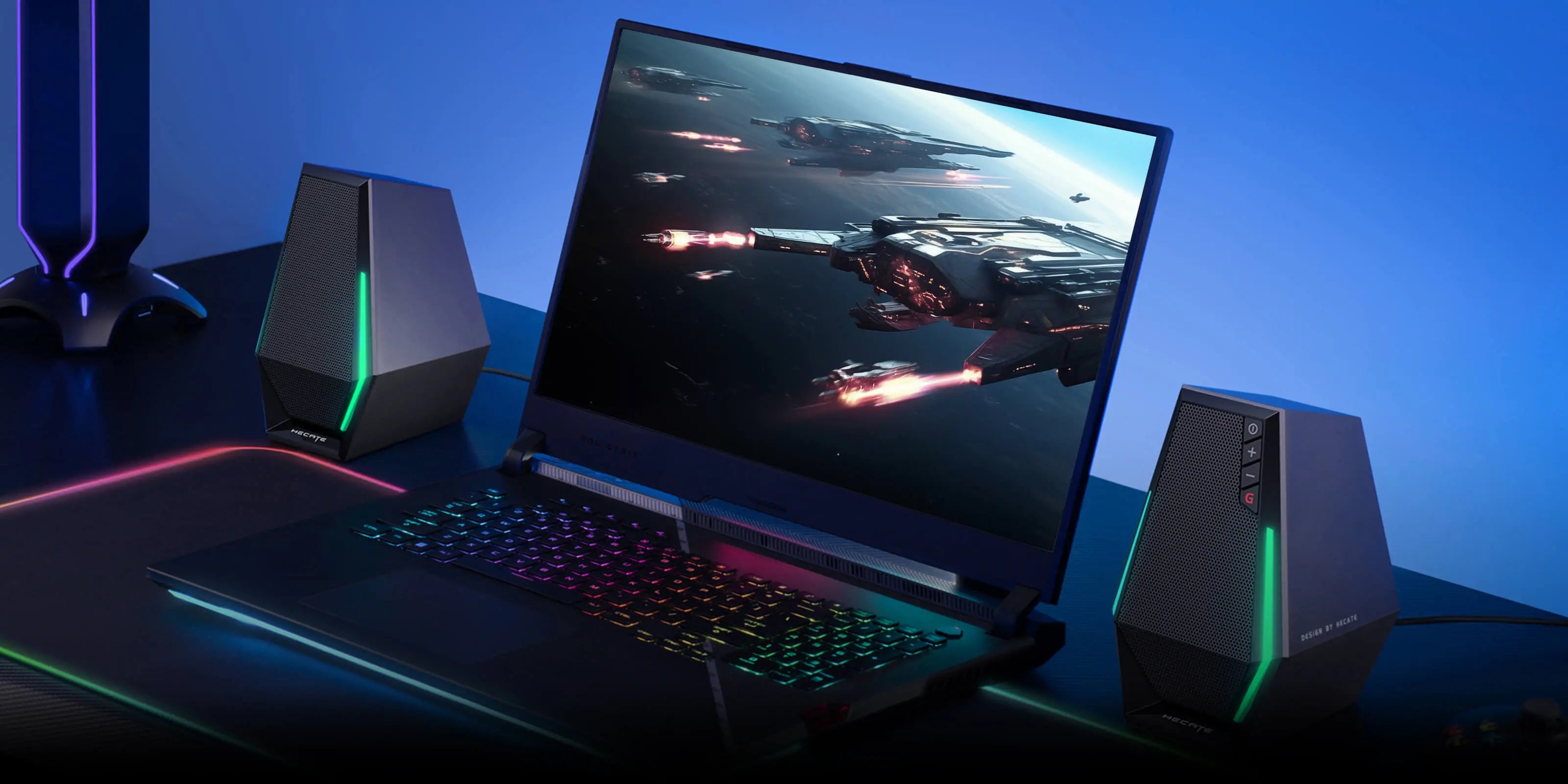 HECATE Gaming Speakers | PC Gaming Soundbar | RGB Dynamic